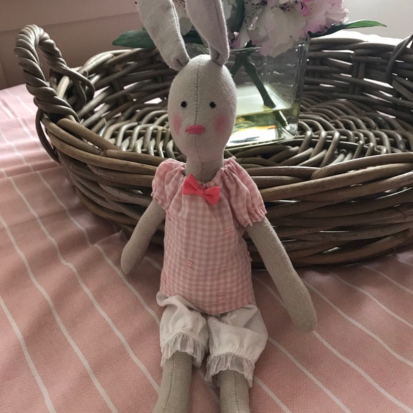 Bunny Family_tilda Rabbit Toy_hare Plushie_mum Dad Toys_simple Interior ...