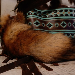 Beaver Fur Can and Bottle Cooler/cozy With Pink Neoprene Insert listing ...