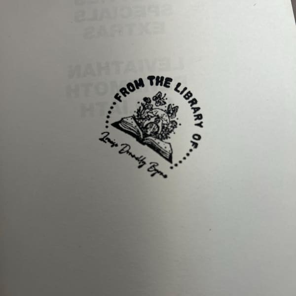 From the Library of Stamp| Ex Libris Stamp | Library Stamp ...