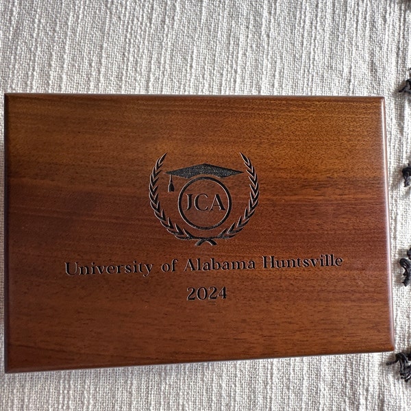 Engraved Baptism Remembrance Box With Compass, Personalized ...