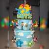 Dumbo Cake Topper/dumbo Theme/dumbo Birthday/cake Topper/ Dumbo Party ...