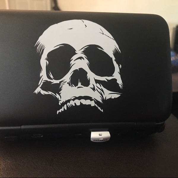 Human Skull Vinyl Window Decal #SKL006 - Etsy