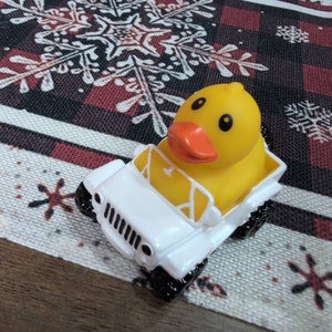 New Colors!! Rubber Duck Driver in White 4x4. Happiness is Being Ducked ...