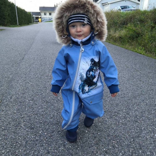 Kids Outdoor Overall/softshell Overall/outdoor Jumpsuit/waterproof ...