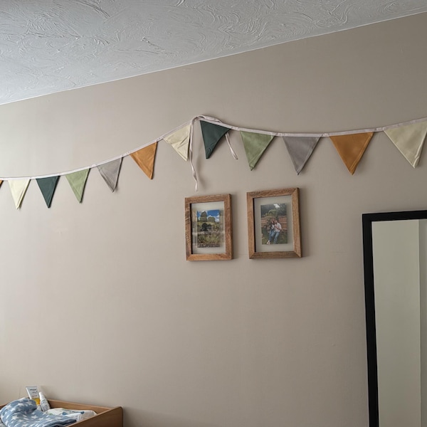 Premium Cotton Nursery Bunting Nursery Safari Bunting Dinosaur Bunting ...