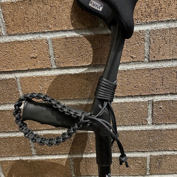 Walking Stick With Handle, Diamond Willow Wood, Rope Hand Grip N ...