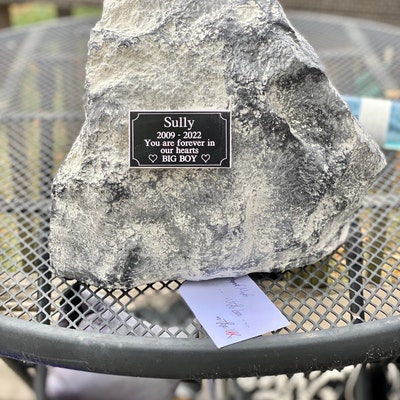 Rock Ashes Pet Urn for Outside - Etsy