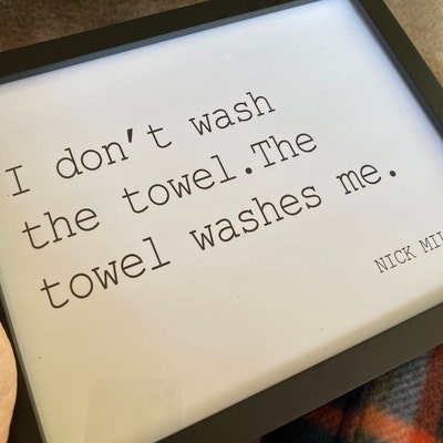 I Don't Wash the Towelfunny Bathroom Sign Printnick - Etsy