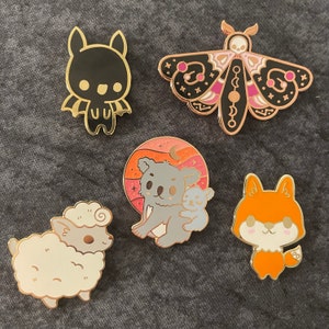 B-grade Mystery Pin Box 5 Random Enamel Pins - Etsy