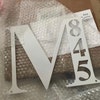 Monogram Address Sign, Monogram, Address Sign, Outdoor Sign Address ...