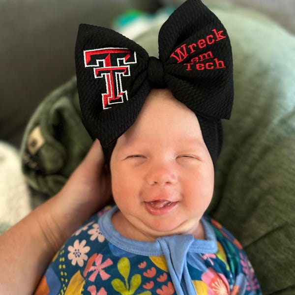 Game Day Baby Headwrap Bow - Etsy