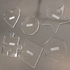 Letter Router Templates clear Acrylic - Etsy
