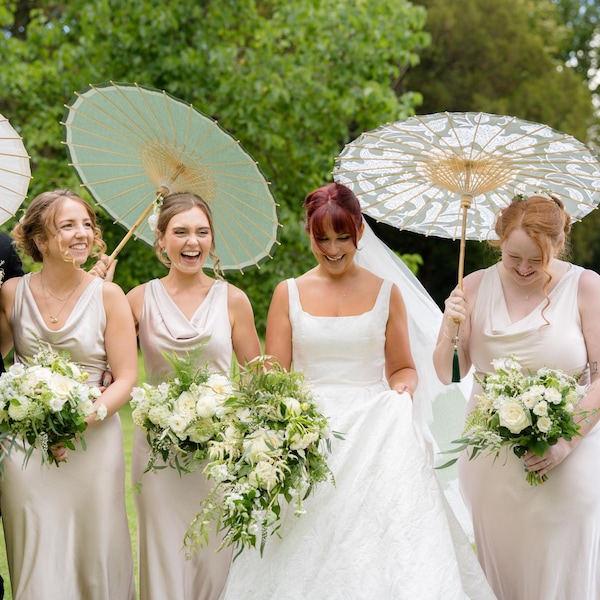 Personalized Handmade Custom Parasols Beach Wedding Monogram Umbrella ...