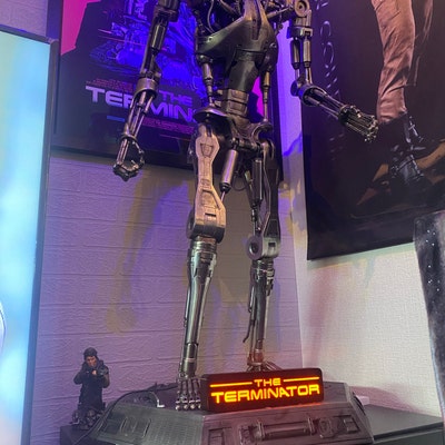 The Terminator Movie USB Logo, USB Night Light Sign, 1980's Movie Film ...