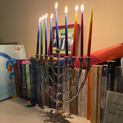 Pandora Bead Tree of Life Menorah in Multi Color. - Etsy