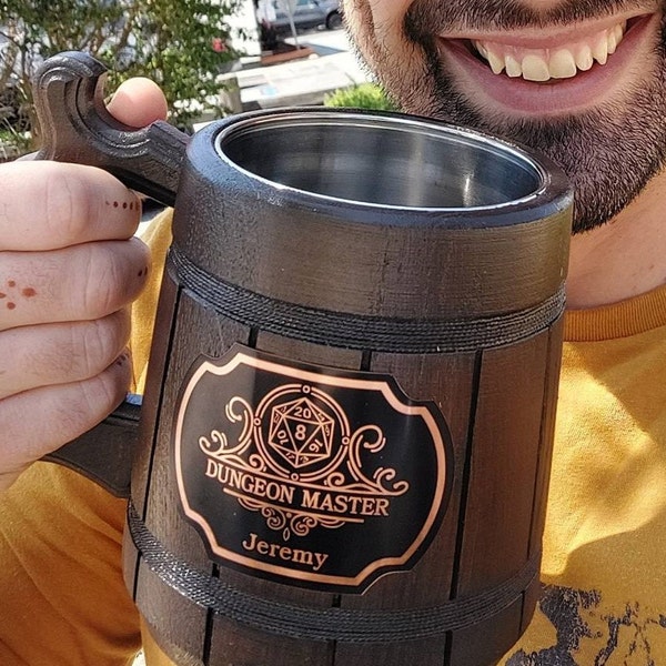 Dungeon Master Personalized Mug. Dungeon and Dragons Mug Custom Beer ...
