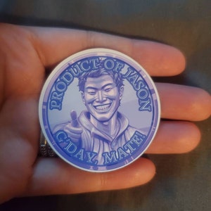 Silver Spirit Coin Sticker of He Who Fights With Monsters Jason Asano ...