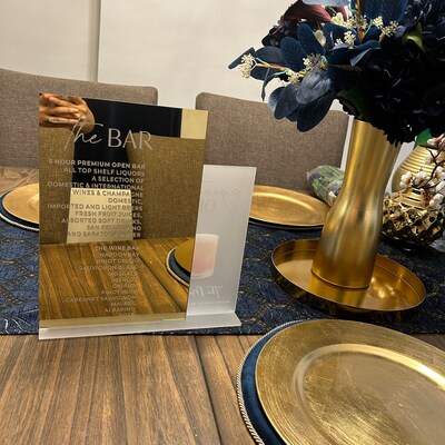 In Loving Memory Wedding Sign Gold Mirror Wedding Memorial Sign Wedding ...