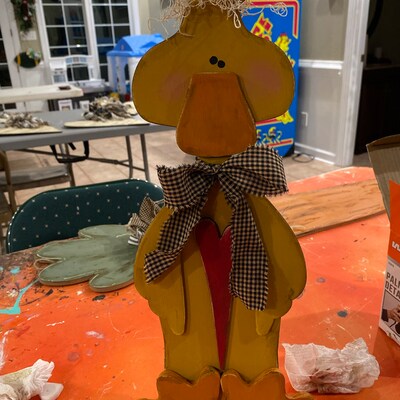 Standing Easter Duck SVG Digital Download for Glowforge or Laser Not a ...