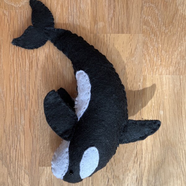 Orca Sewing Pattern Felt Killer Whale Soft Toy Pattern PDF Nautical ...