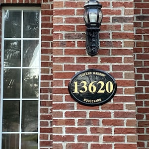 Colonial Style House Numbers Personalized House Number - Etsy UK