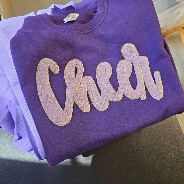 CHEER Chenille Iron on Patch, Cheerleading Applique - Etsy