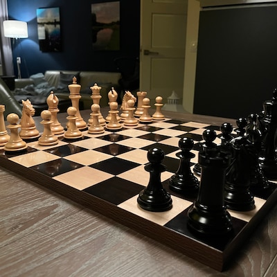Luxury Taper Sheesham Wood Chess Board 21 - Etsy