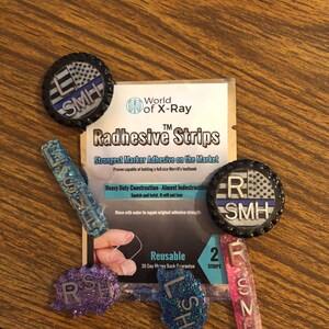 Xray Marker Adhesive, Radhesive, 2 Strips, Reusable, Washable, X-ray ...