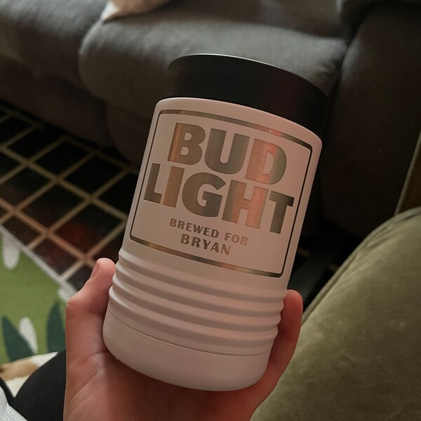 Bud Light - Custom Can Cooler - Best Dad or Mom Ever - Bud Light Can ...