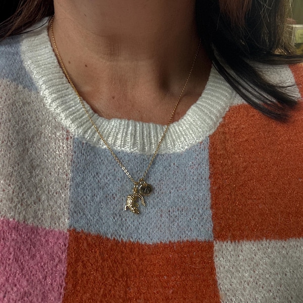 Gold Alligator Necklace, Crocodile Necklace, Personalized Customized ...