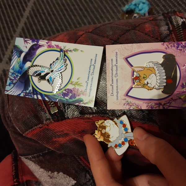 Hard Enamel Pin, Ginger Cat Lapel Pin, Queen Elizabeth Brooch, Unique ...