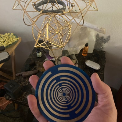 Tesseract Sacred Geometry Crystal Grid for Mediation Altars, Mini Altar ...
