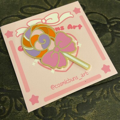 Halloween Enamel Pins Spooky Candy Pin Set Lollipops and Mini Pin Set ...