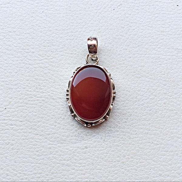 Black Enamel 925 Sterling Silver Locket Faceted 4mm Round Garnet Gem ...