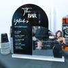 Double Arch Bar Menu With Custom Photo Cutout - Etsy