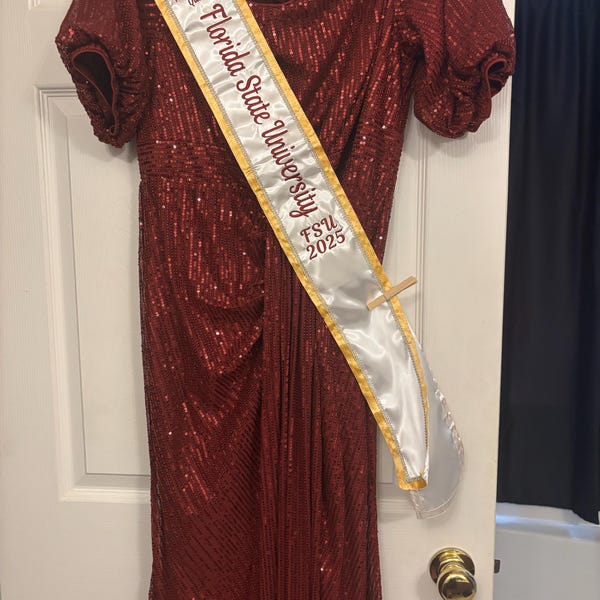 Personalized Embroidery Lace Sash Custom Lace Sash Lace Sash Customize ...
