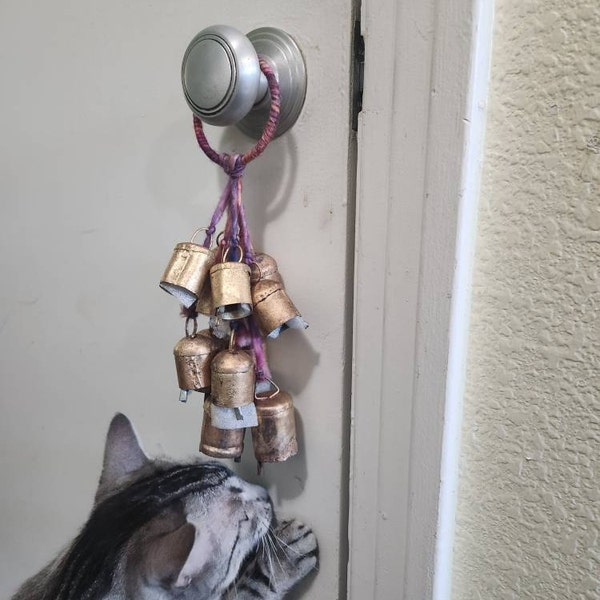 Protection Bells Decor, Witch Bells, Pagan Gifts, String of Bells ...