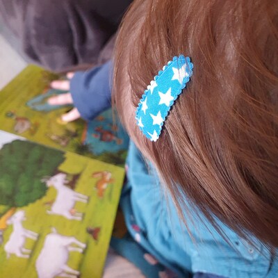 Blue Star Mini Snap Clip With No Slip Grip - Etsy