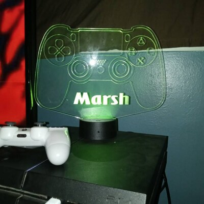 Video Game Controller Console Controller Gaming Room Night Light up ...