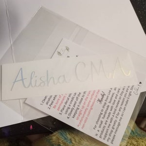 Flower Monogram Name Decal Sticker Personalized Custom Name - Etsy