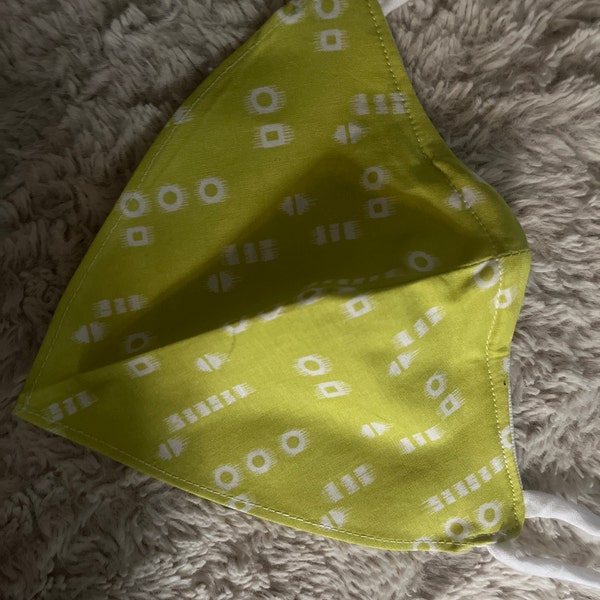Adjustable Bandana Face Mask ~ Nose Wire ~ Summer Weight ~ Two Layer ...