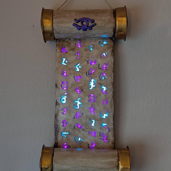 Dalaran Magic Scroll - World of Warcraft Wall Hanging Cosplay Prop - Etsy