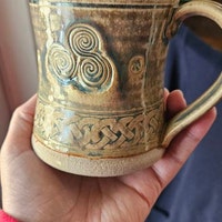 Irish Celtic Pottery Mug Coffee Tea - Etsy Canada