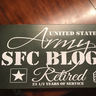 Army Retirement Sign Military Retirement Armed Forces Retiree Vetern - Etsy