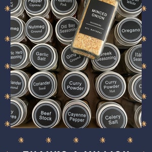 134 Minimalist White Pantry Labels. Preprinted Modern | Etsy