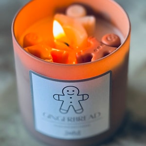 Gingerbread Candle. Candle. Candle Gift. Gingerbread Wax Candle ...