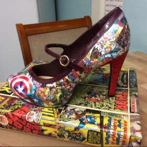 Custom INCREDIBLE HULK Inspired Comic Book Heels / Shoes | Etsy