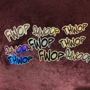 Fwop Thwop Shwoop Sticker Pack / BL / Boys Love / Yaoi / SFX - Etsy UK