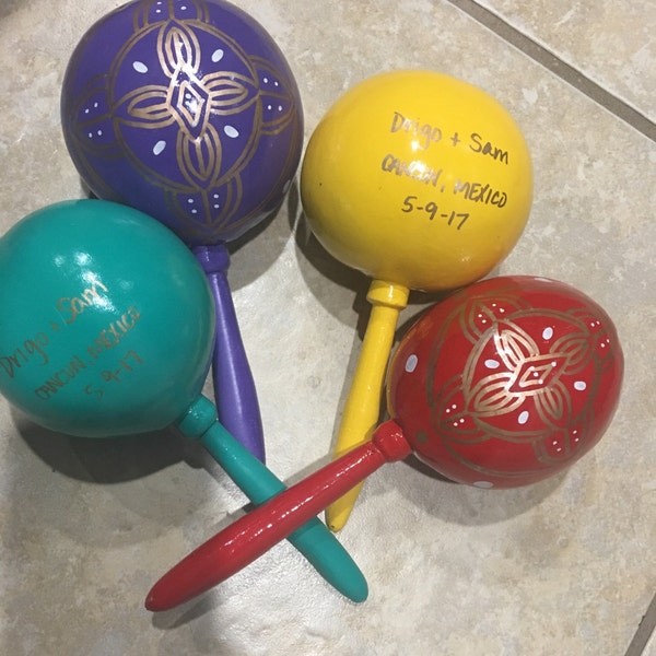 40 Custom Wedding Maracas - Etsy