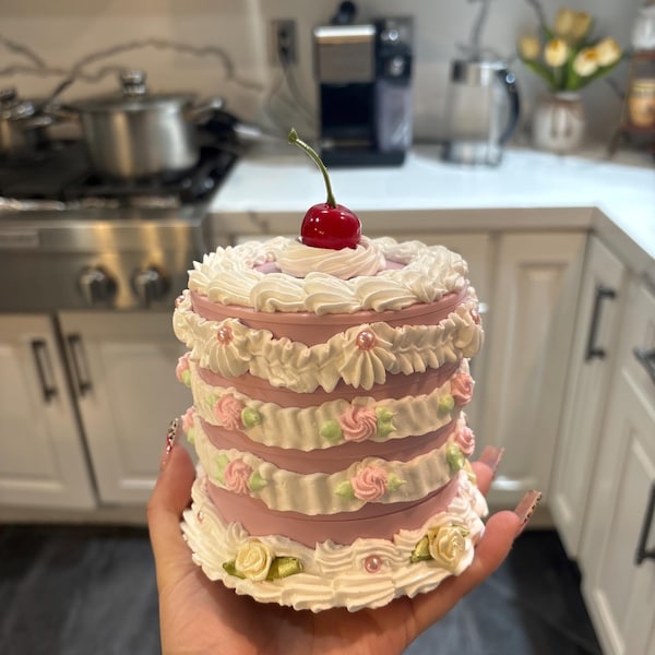 Vintage Cherry Fake Cake Boxes - Etsy